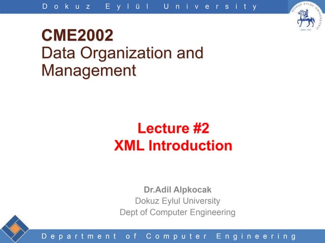 Lecture 2 Xml Ppt Free Download 3914