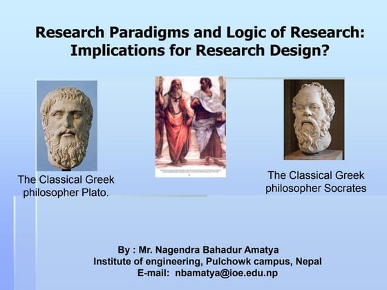 Research paradigm | PPTX | Education