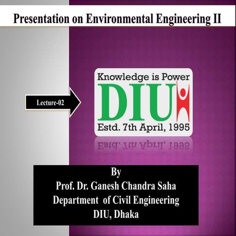 Environmental Engineering II chapter five | PPT