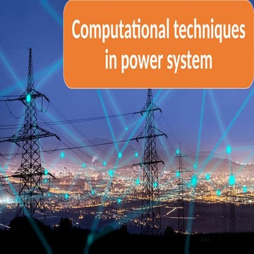 Lecture 21 Computational Technique 2 Pptx