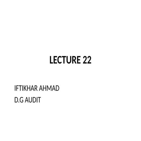 LECTURE 22.pptx regarding public works and management | PPTX