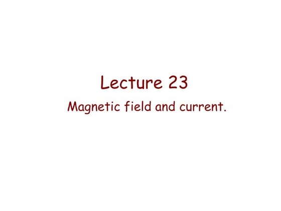 1magneticeffectofcurrent1 140315125720-phpapp02 | PPT
