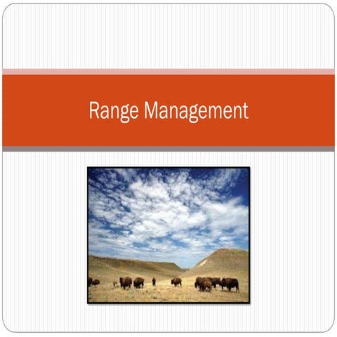 Range management | PDF