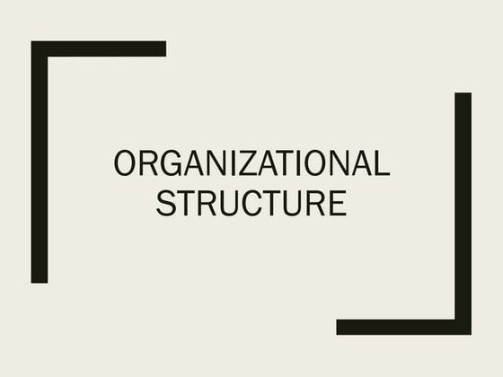Organizational structure NURSING | PPT