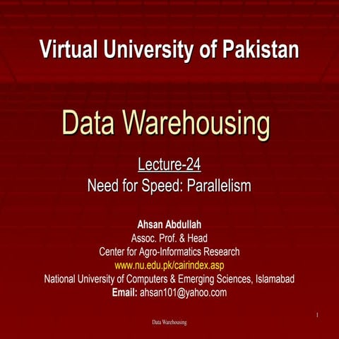 Lecture 24 | PPT | Databases | Computer Software and Applications