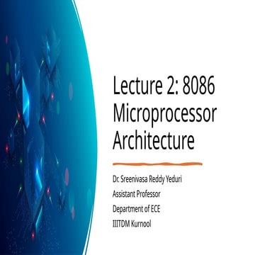 Lecture 2 8086 microprocessor Architecture.pptx