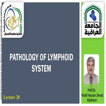 Lecture 28 pathology of lymphoid system | PPT