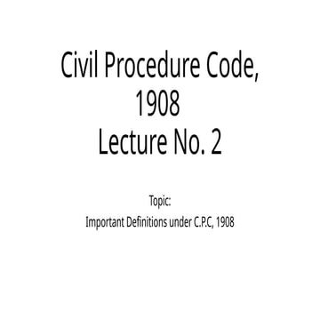 Cpc ppt . Go and check. It is very helpful for exam | PPT