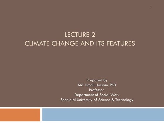 Climate change | PPTX