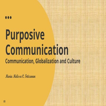 Globalization and Communication | PPTX