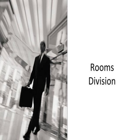 Lecture 2 FRONT OFFICE FUNCTIONS - THE ROOMS DIVISION | PPT