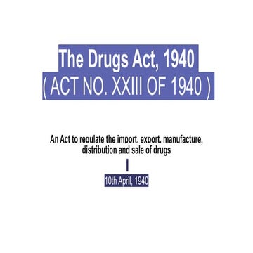 Nepal Drugs_Act_2035. | PDF
