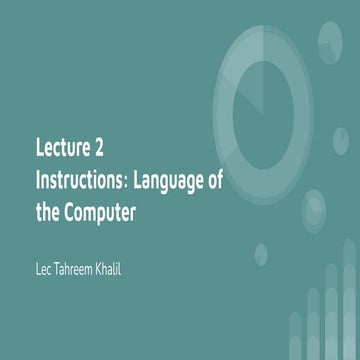 Lecture 2 Instructions_ Language of the Computer.pdf