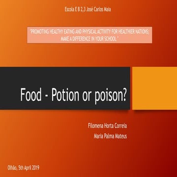 Food - Potion or Poison? | PDF