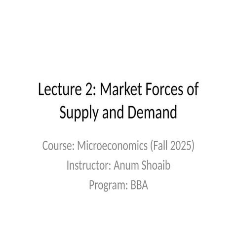 Supply and Demand.pptx for IGCSE students | PPTX