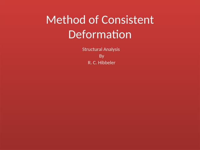 3.2 force method | PDF