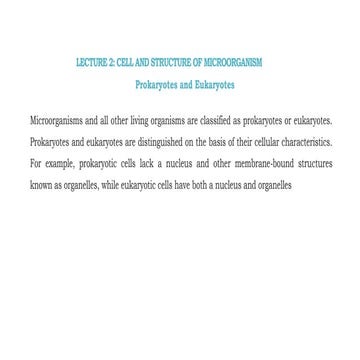 prokaryotic and eukaryotic cell | PPTX