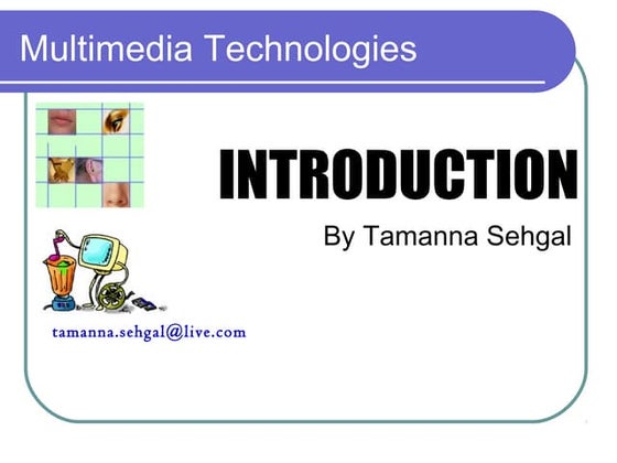 elements of multimedia | PPT