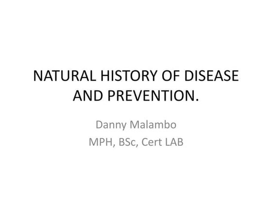 disease prevention and control | PPTX | Infectious Diseases | Diseases and Conditions