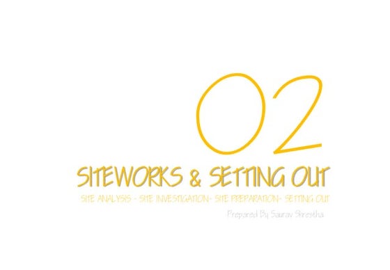 Setting out of building | PPT