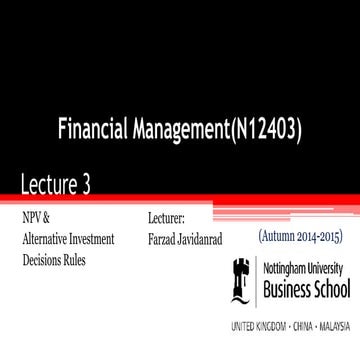Lecture 3 | PPT | Free Download