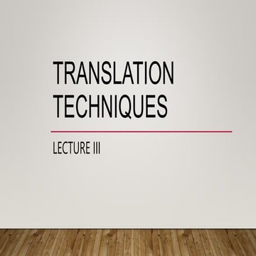 Translation pptx | PPT