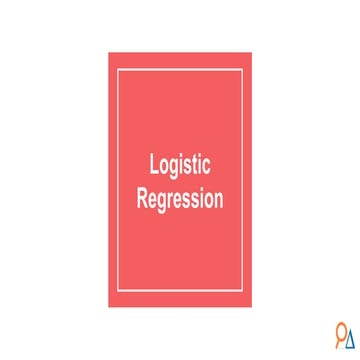 Lecture 3.1_ Logistic Regression.pptx