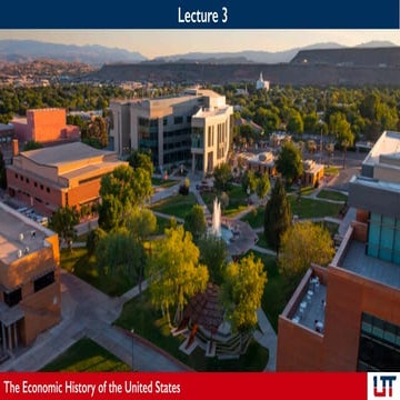 Economic History of the United States - Lecture 3 | PDF
