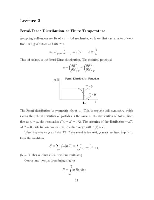 Fermi-Dirac Statistics.ppt | Chemistry | Science