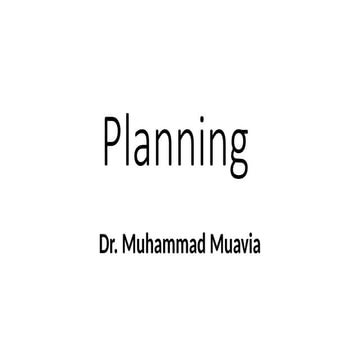 Planning | PPTX