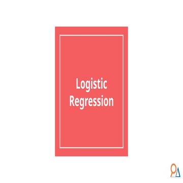 Lecture 31 Logistic Regression Powerpoint Pptx Web Development Internet