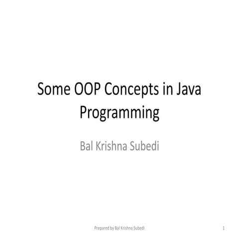 lecture3.pdf_Java Programming note for BCA, B.Sc. CSIT and BIT and BE | PDF