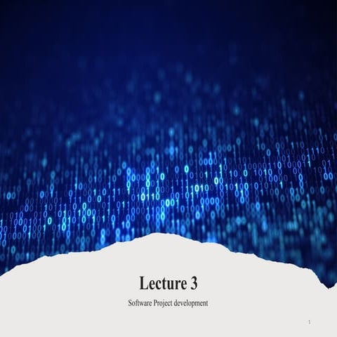 Lecture 3 agile project management course | PPTX