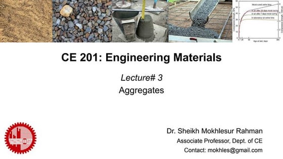 Sieve analysis of coarse and fine aggregate - Report | DOCX