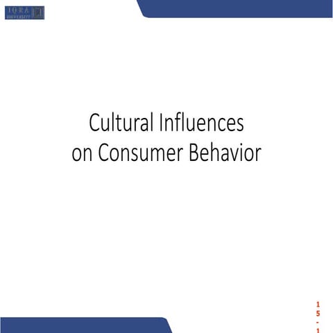 Lecture 3 - Culture influences on CB.pptx