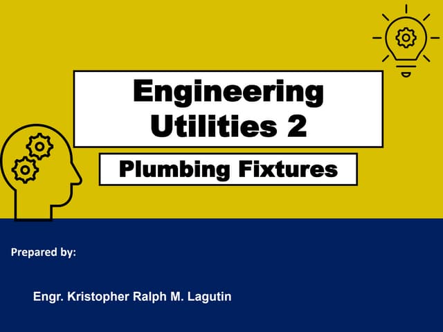 Lecture 3 - Part 2 Plumbing Fixtures.pdf Lecture 3 - Part 2 Plumbing Fixtures.pdf