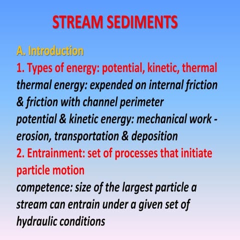 Lecture3 - Streams Sediments.ppt