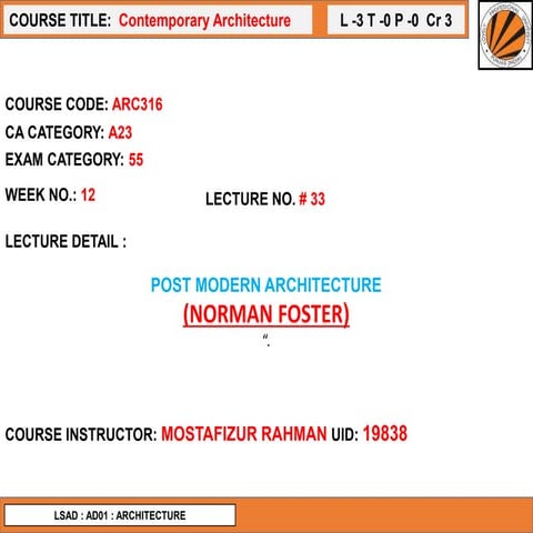 LECTURE 33 NORMAN FOSTER - Copy.pptx