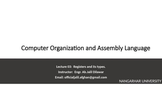 flag register of 8086 | PPTX | Operating Systems | Computer Software and Applications