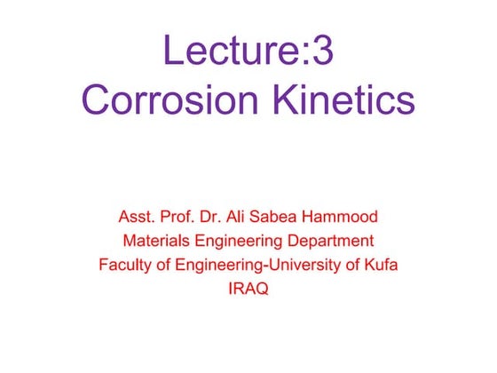 effect of pH level on corrosion rate | PDF