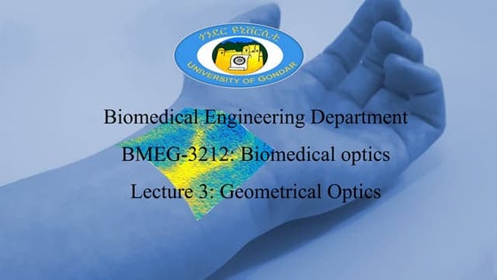 Optics: Refraction of Light in Lenses | PPT