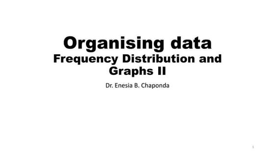 2.3 Histogram/Frequency Polygon/Ogives | PPTX
