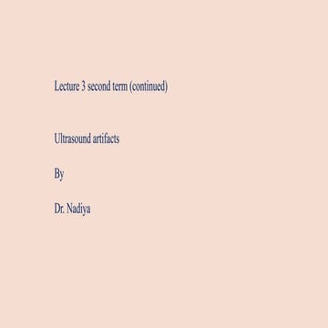 lecture 3 second ultrasoubd for student .pptx