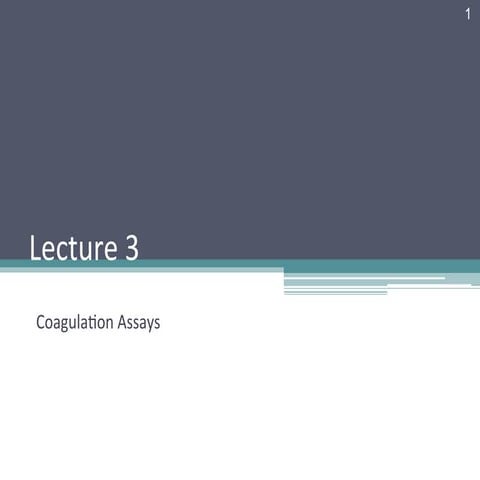 Lecture 3, spring 2014 | PDF