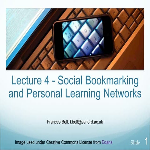 Social Bookmarking and Personal Learning Networks | PPT