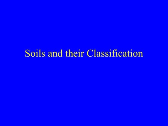 IS Classification of Soils | PDF | Geology | Science