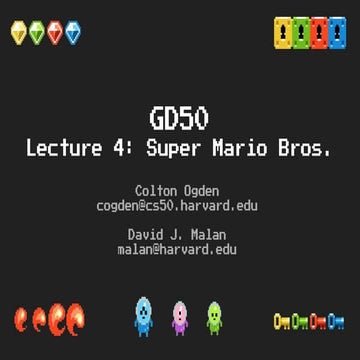 Cs50 Game Dev Lecture Super Mario Bros Ppt 6002