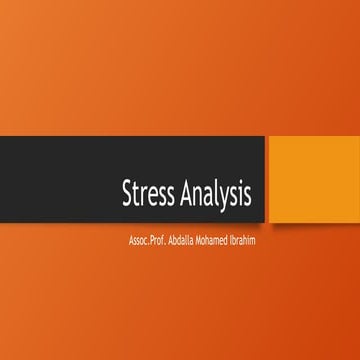 Lecture 2 stress analysis ssggggfftgujjjj | PPTX