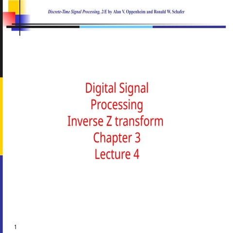 Lecture 4 Inverse Z transfrom dsp course.pptx