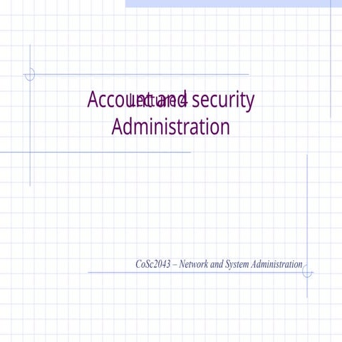 Network administration cod Lecture 4.ppt